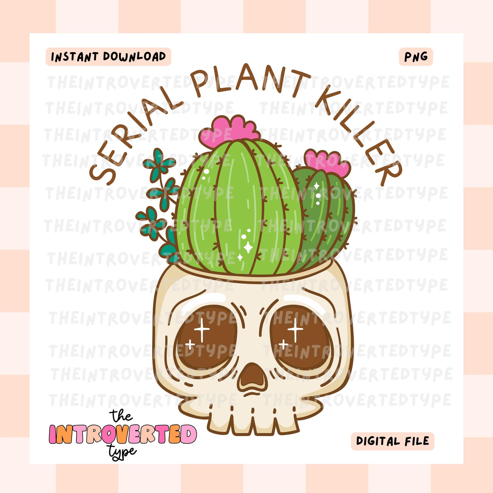 Serial Plant Killer || PNG, Plant Lady, Funny, Trendy, Digital ...