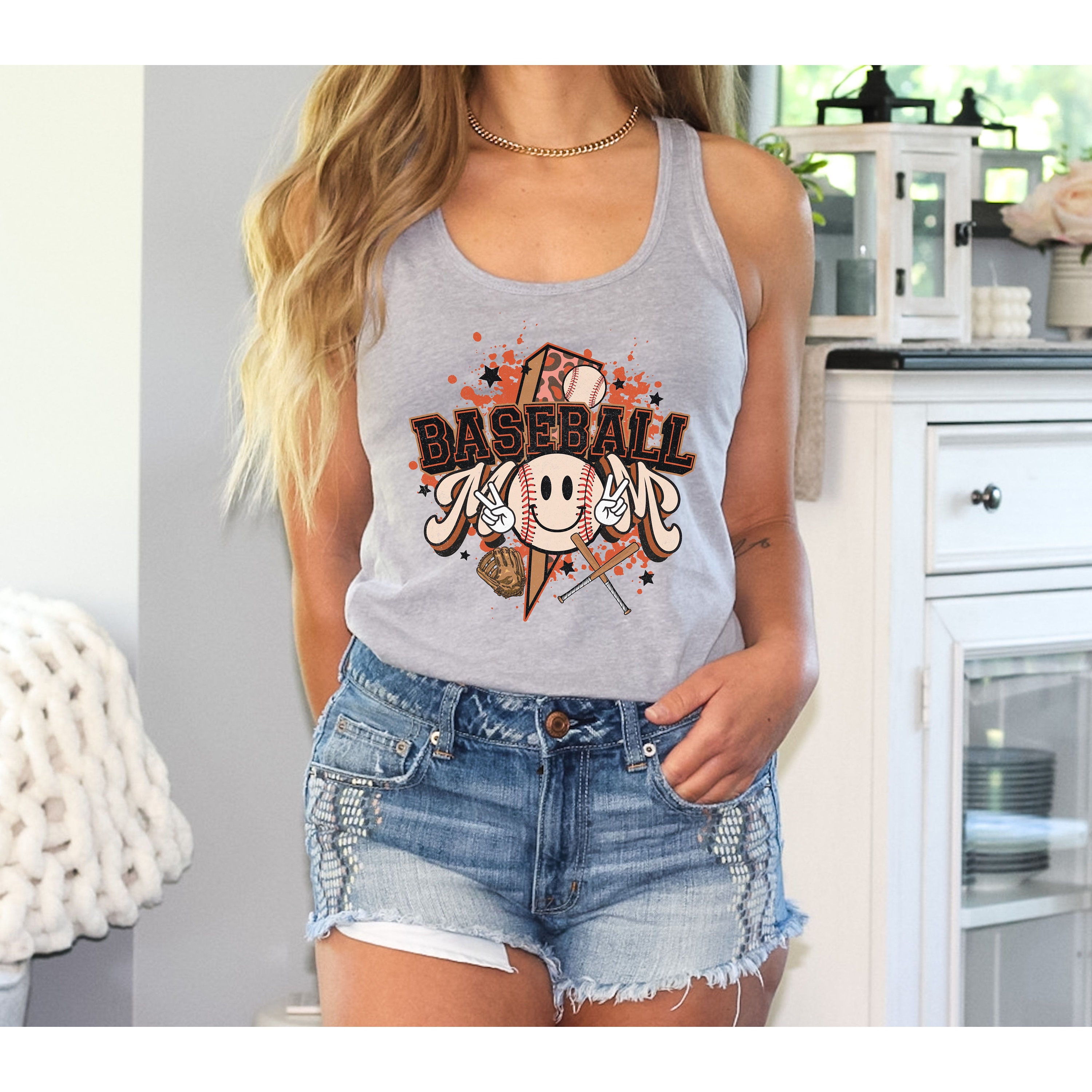 Baseball Mom Tank, Baseball Tank, Baseball Tank Top, Baseball Mom Tank ...