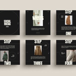 Social Media Branding Coach Canva Templates | 40 Elegant Instagram ...