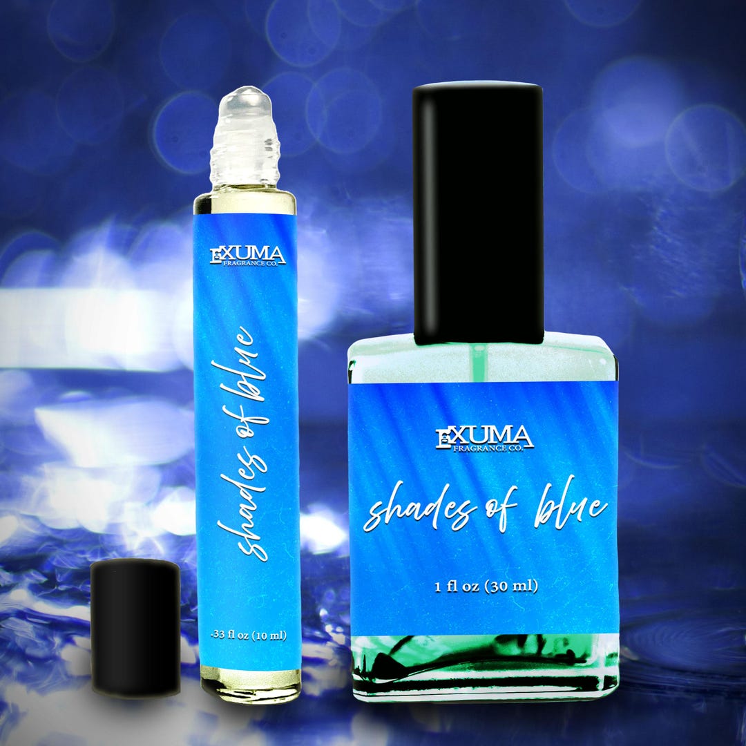 Shades of Blue Cologne: Eucalyptus, Vetiver, Salt Air, Lavender - Fresh ...