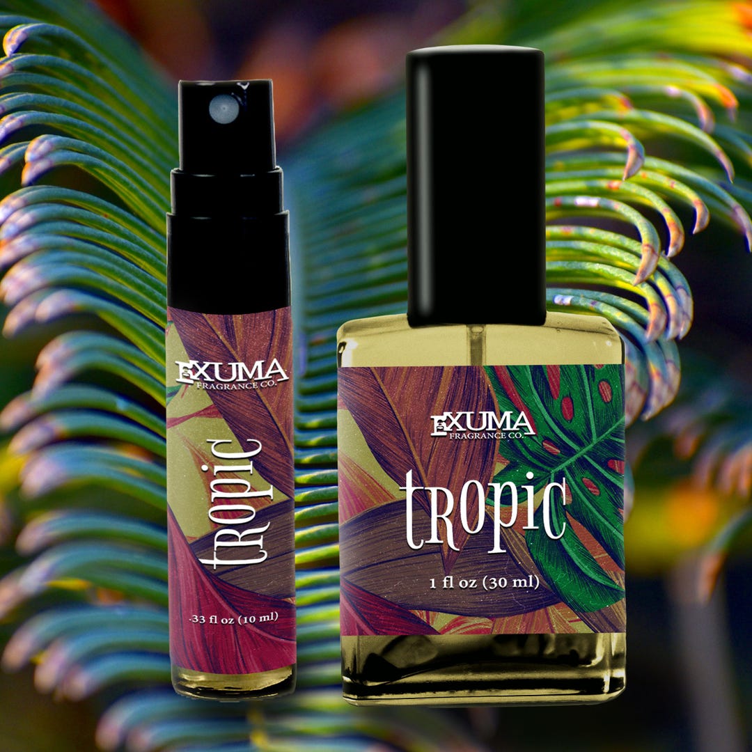 Tropic, Plumeria and Tropical Fruit Perfume Oil Roll-on, Parfum Spray, Rich Fruity Floral ...