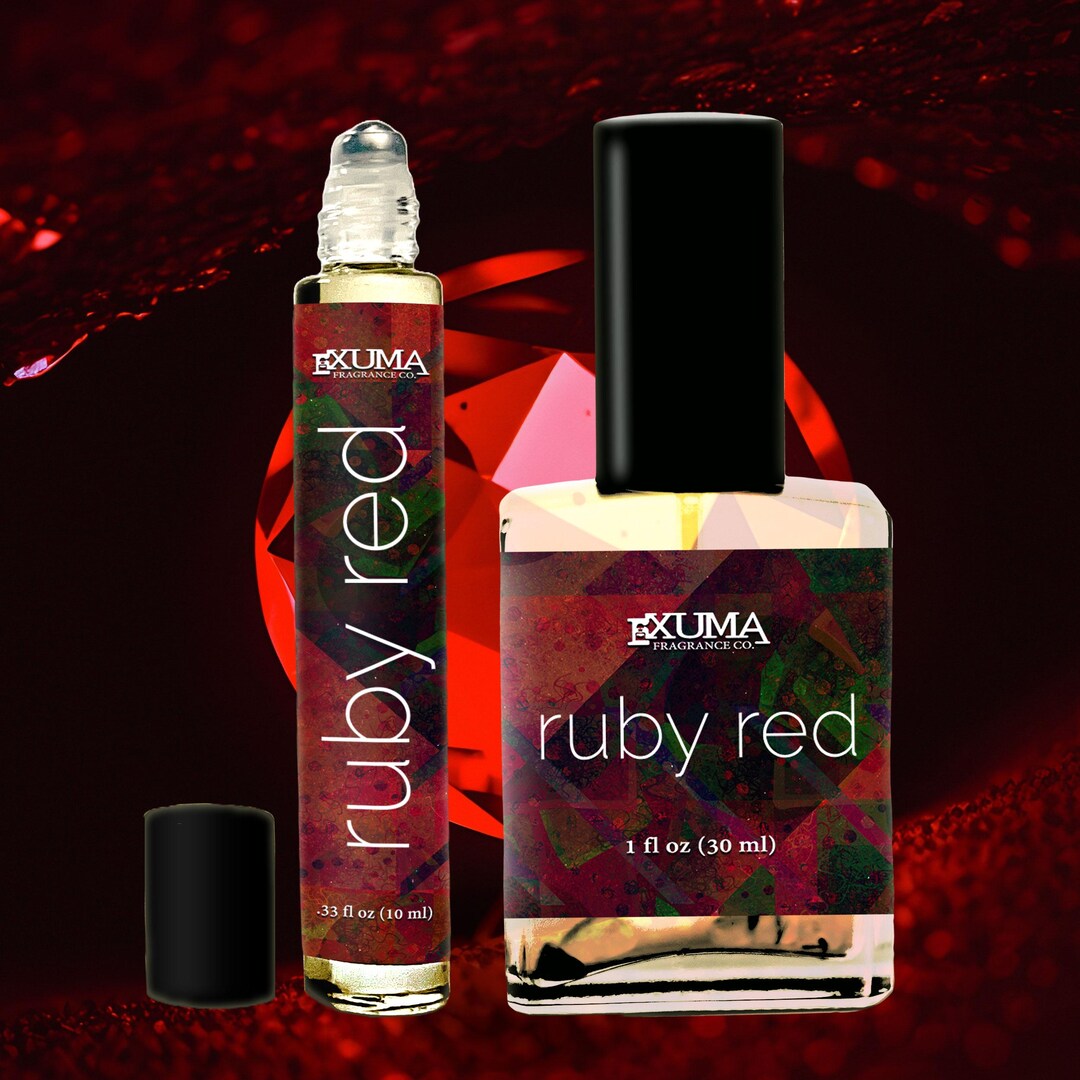 Ruby Red Perfume Oil or Spray: Jasmine, Saffron, Oakmoss, Neroli ...