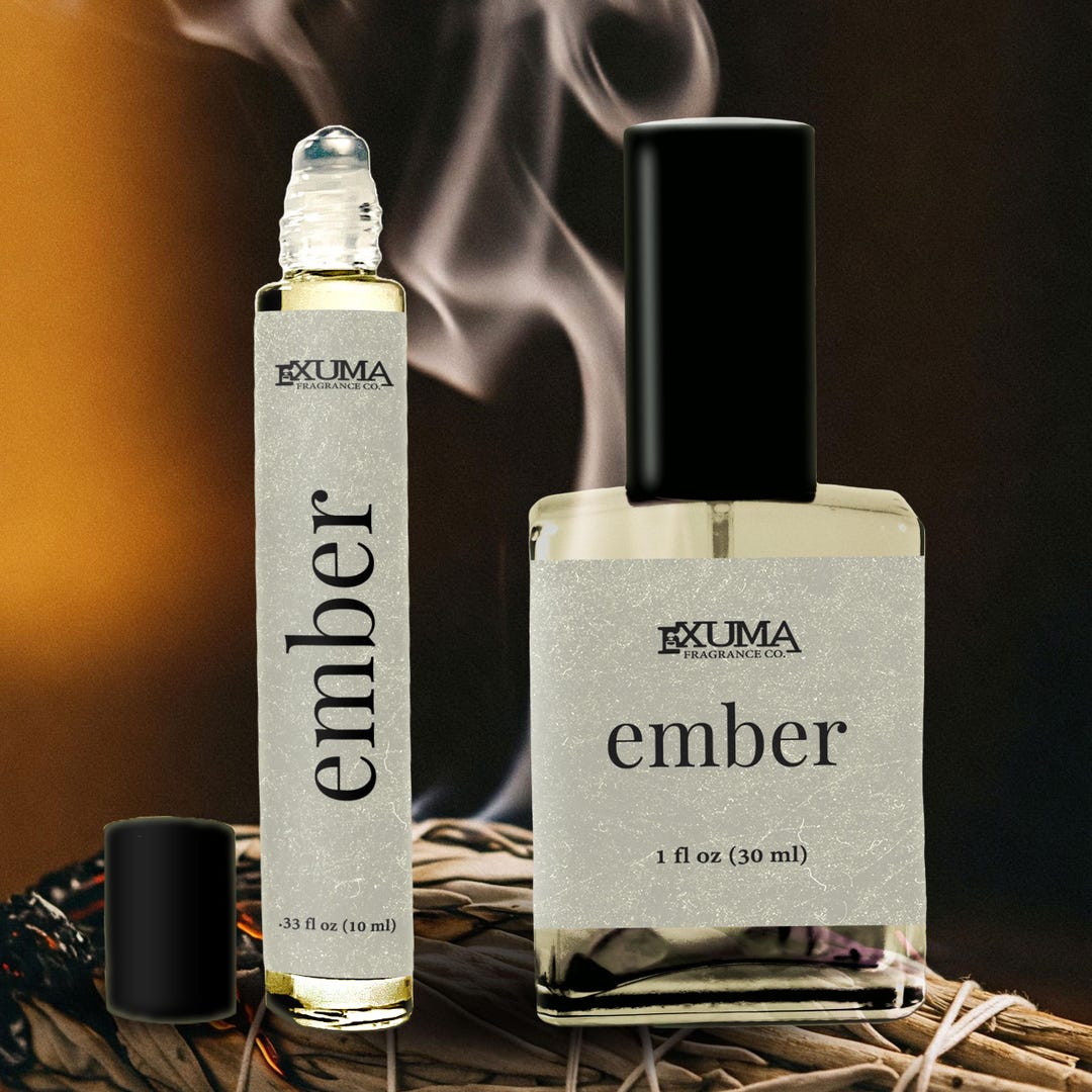 Ember Perfume: White Sage Fragrance With Cedarwood and Herbal Notes ...