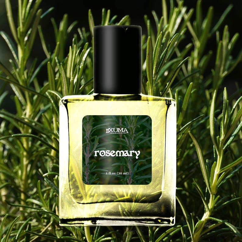 Rosemary Perfume Oil or Spray: Fresh Rosemary and Cedarwood Fragrance ...