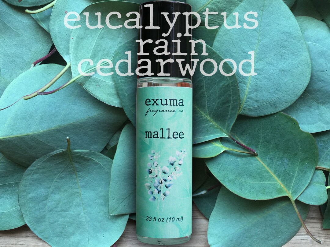 Mallee Perfume Oil Roll-on and Parfum Spray Eucalyptus, Rain, Menthol ...