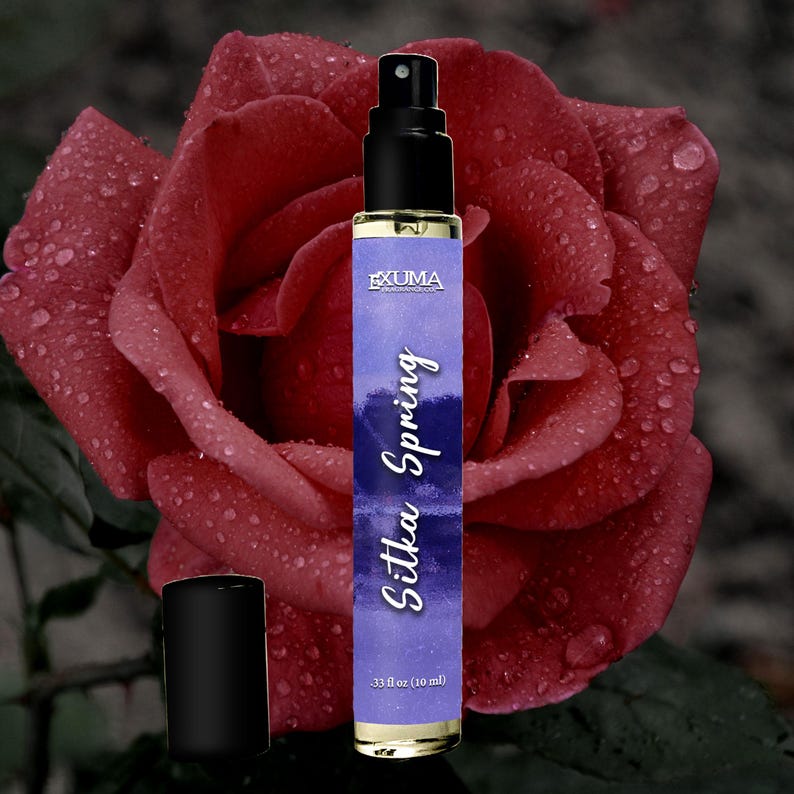 Sitka Spring Perfume: Rose, Rain, Salt Air, Petrichor, Cedarwood - Wet ...