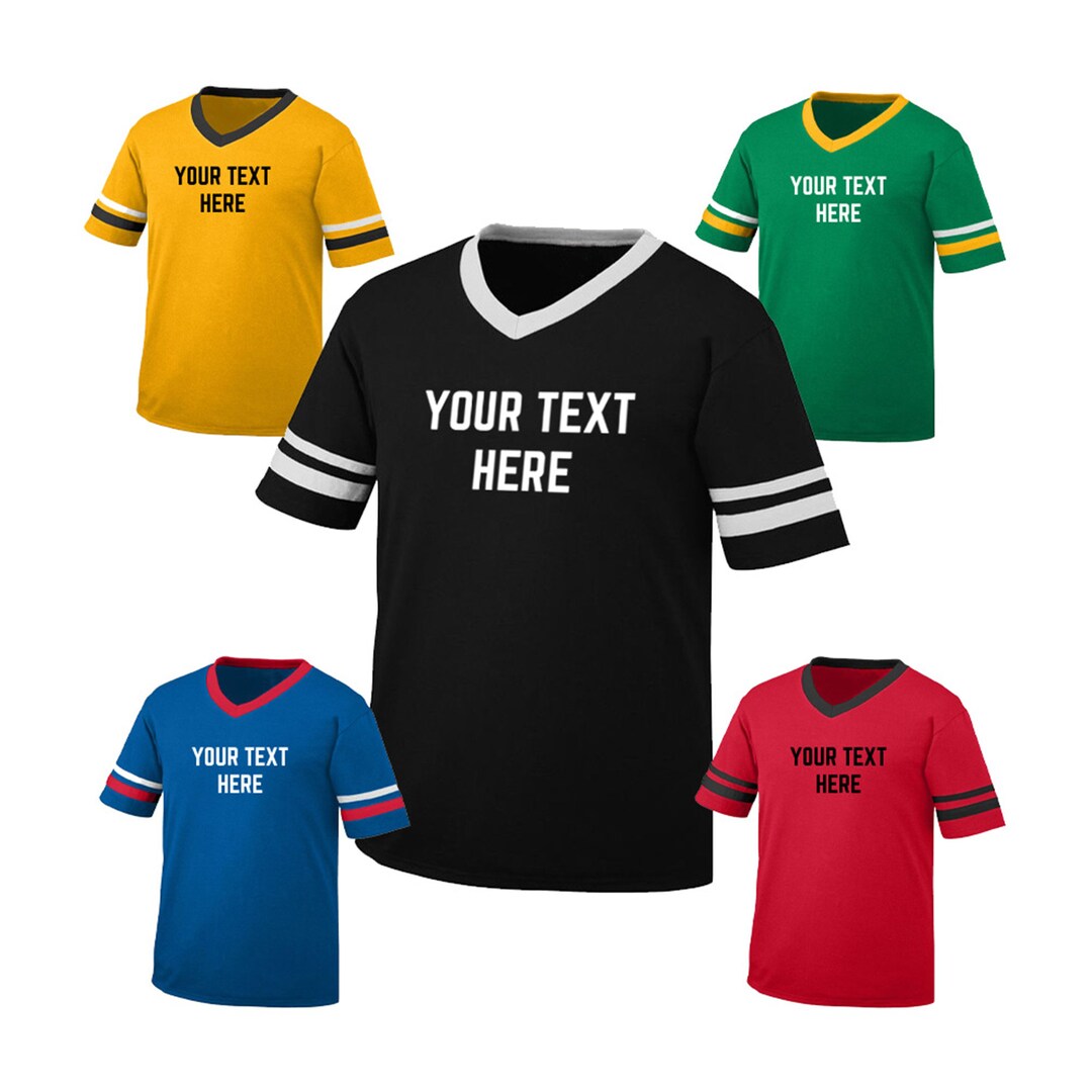Create Your Own Custom Personalized Jersey T-shirt - Etsy