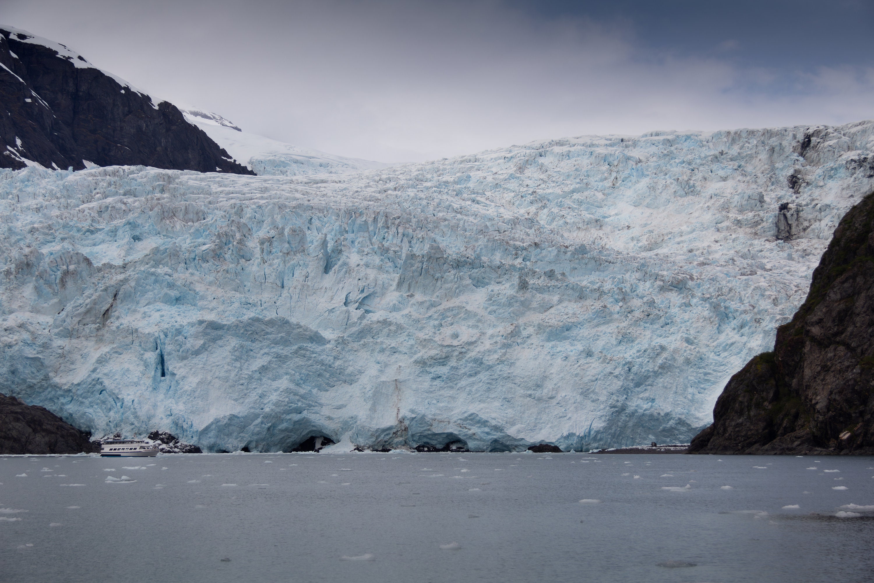 Alaska Glacier Coastal Ocean View Landscape Photo Color Canvas Print ...