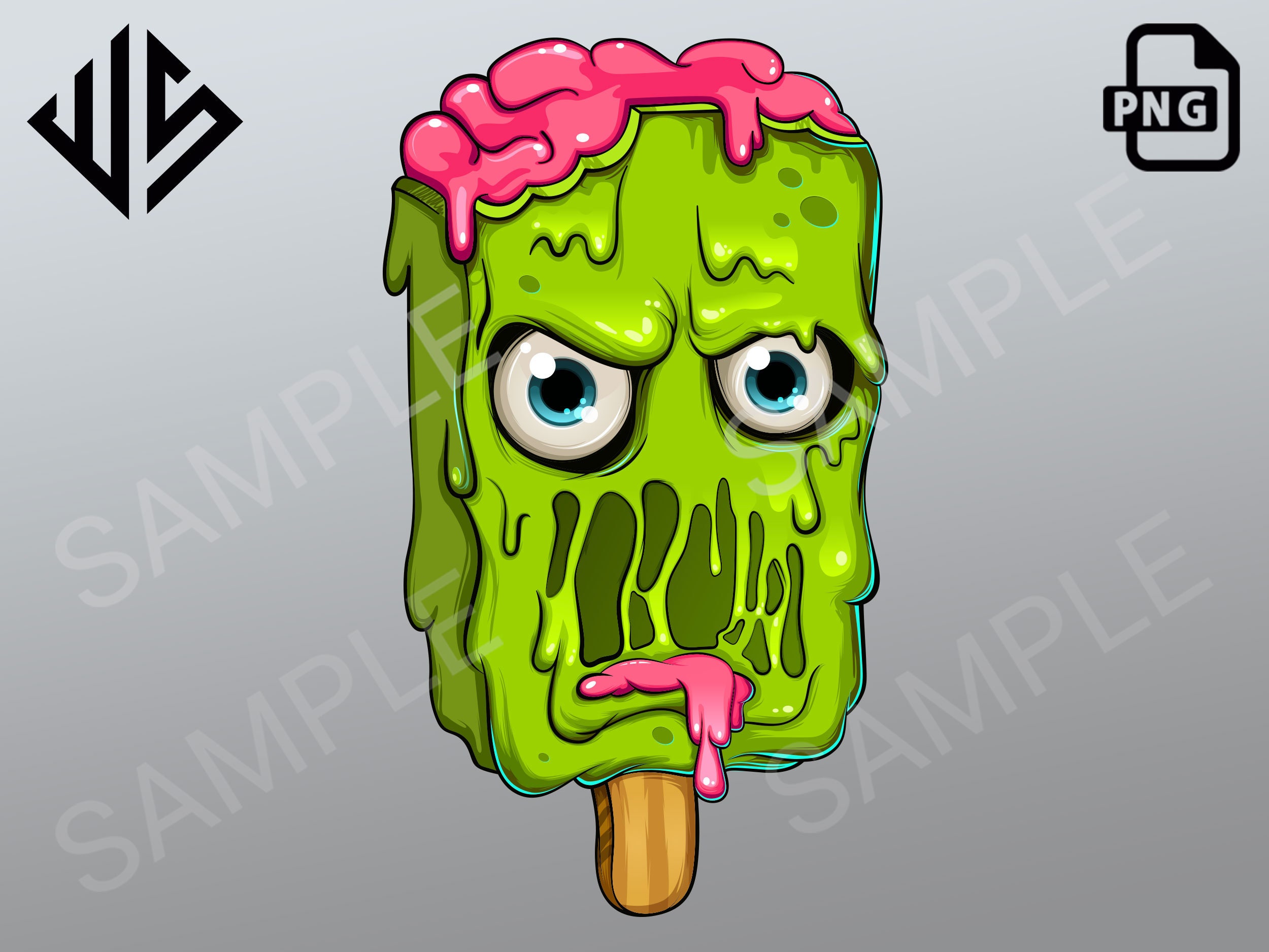 Mad Popsicle High Resolution PNG Digital File Graffiti - Etsy