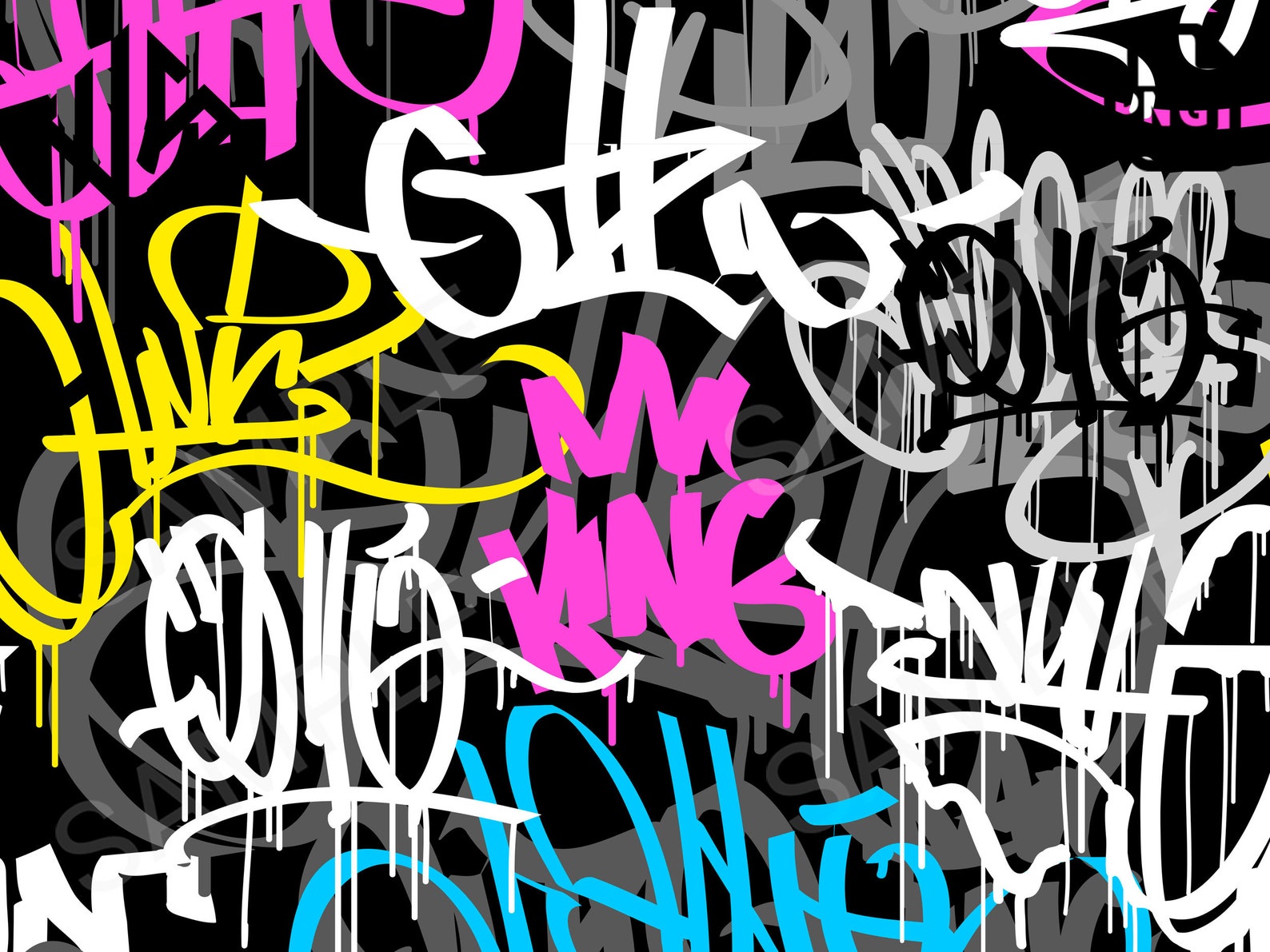 Graffiti BG 13 High Resolution PNG, Digital File, Graffiti, Sticker ...