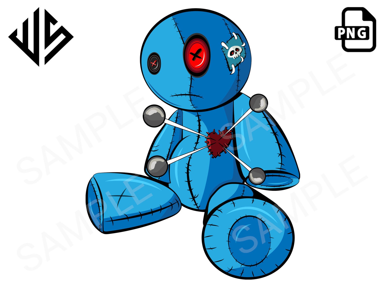 Pushpin Guy High Resolution PNG, Digital File, Graffiti, Sticker, Urban ...