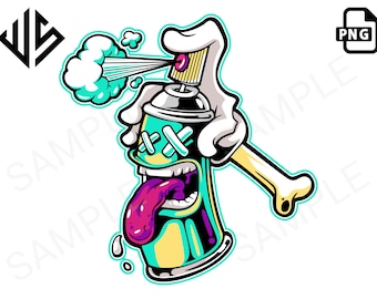 Graffiti 16 High Resolution PNG, Digital File, Graffiti, Sticker, Urban ...