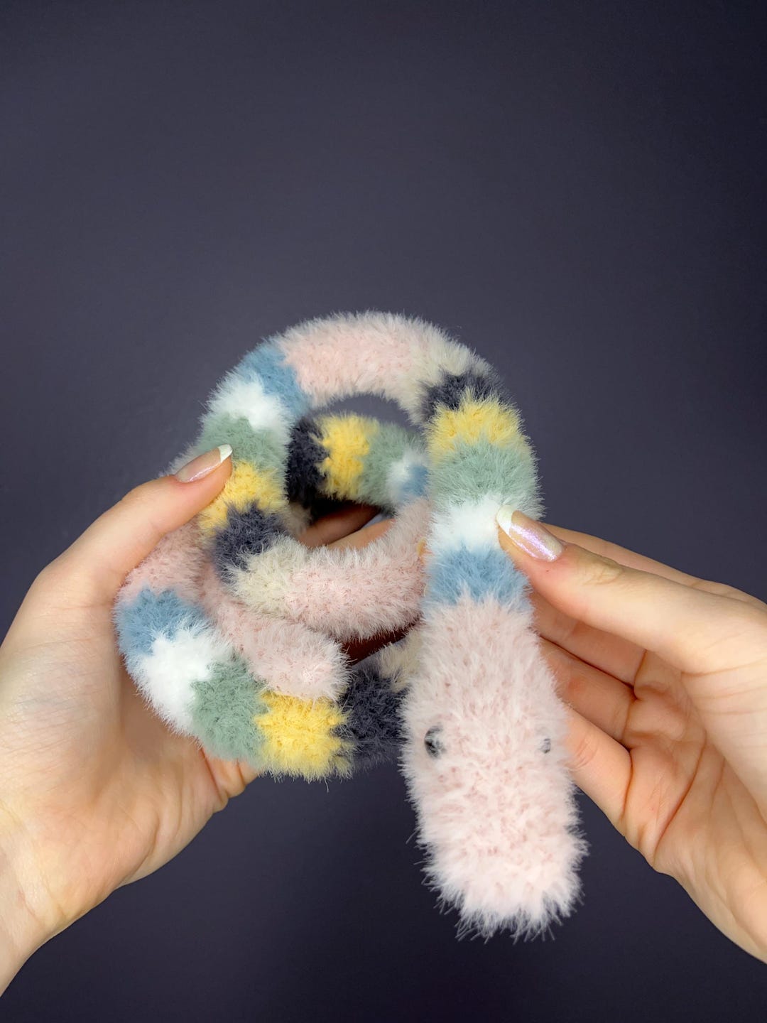 Special Fuzzy Striped Snake - Etsy
