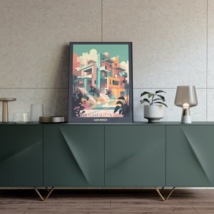 Little Italy Poster, San Diego Poster Art, Digital Poster Art ...