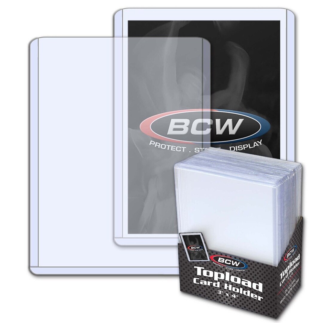 1000 Toploaders BCW Standard Toploader FULL CASE - Etsy