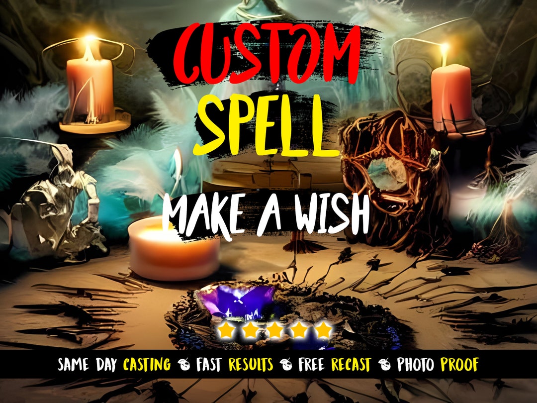 Your Custom Spell | Personalized Spellwork | Make a Wish Spell | Same Day Casting - Etsy