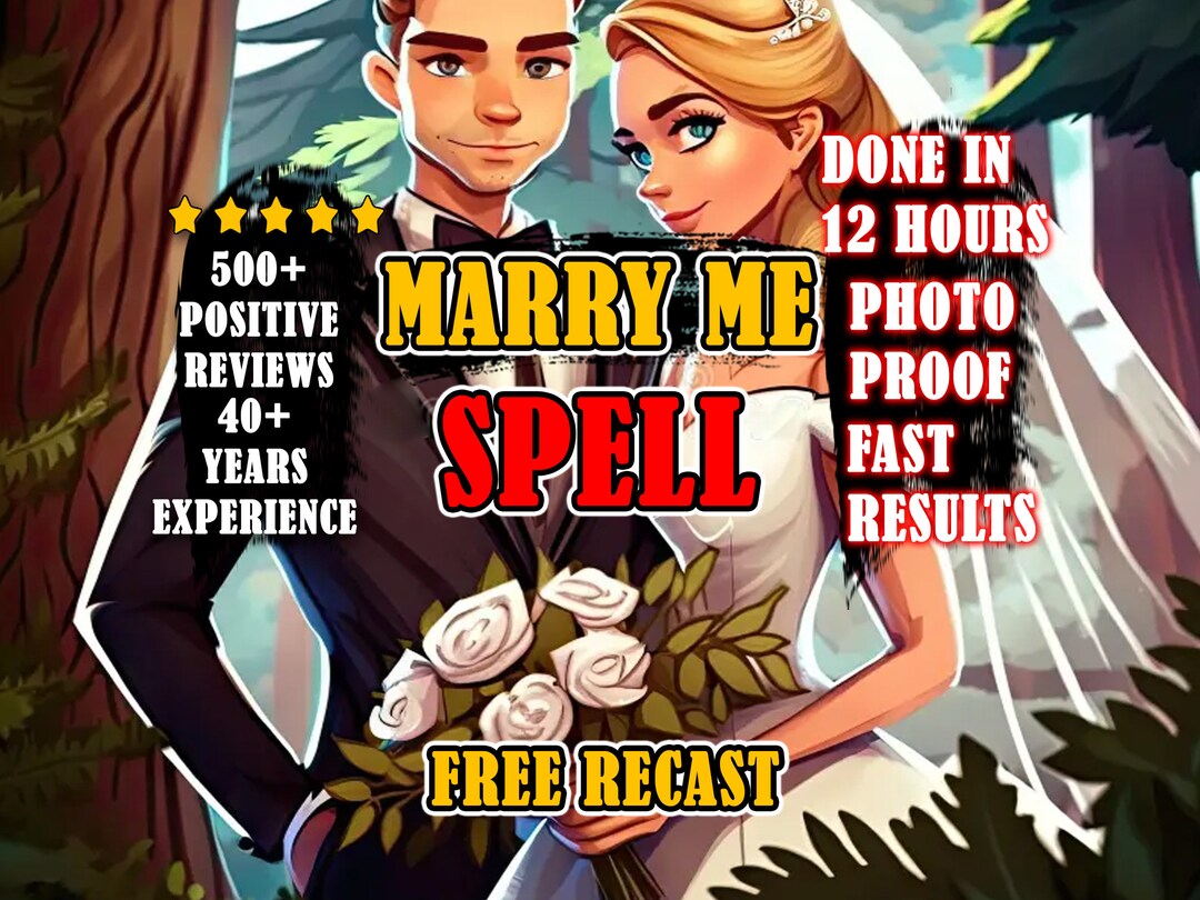Powerful Marry Me Spell | Marriage Spell | Love Spell | Proposal Spell ...