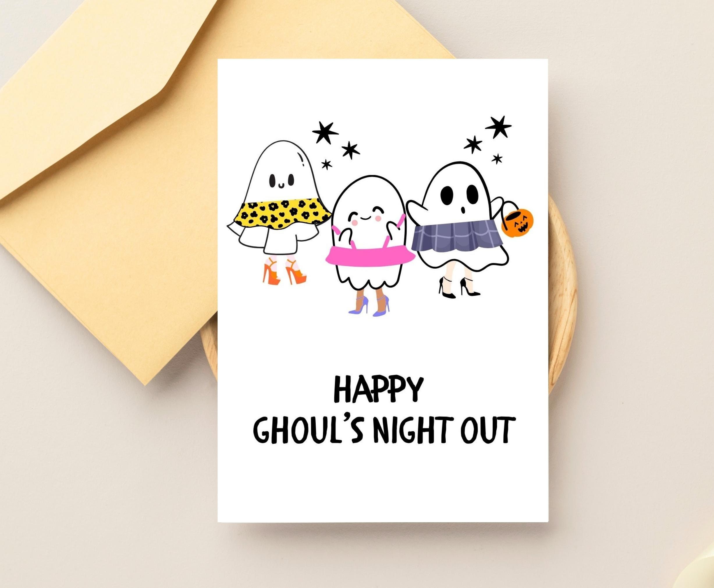 Funny Halloween Card, Printable Halloween Card, Halloween Card for ...