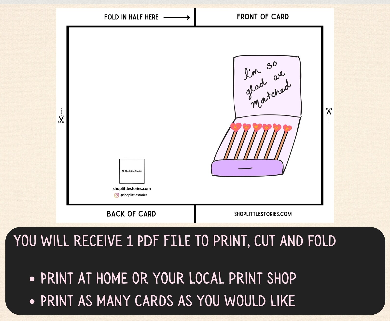 Funny 'glad We Matched' Anniversary Card for Boyfriend, Husband ...