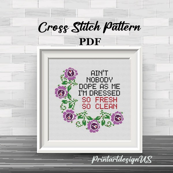 Lyrics Embroidery Pattern - Etsy