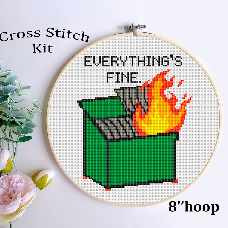 Meme Cross Stitch - Etsy