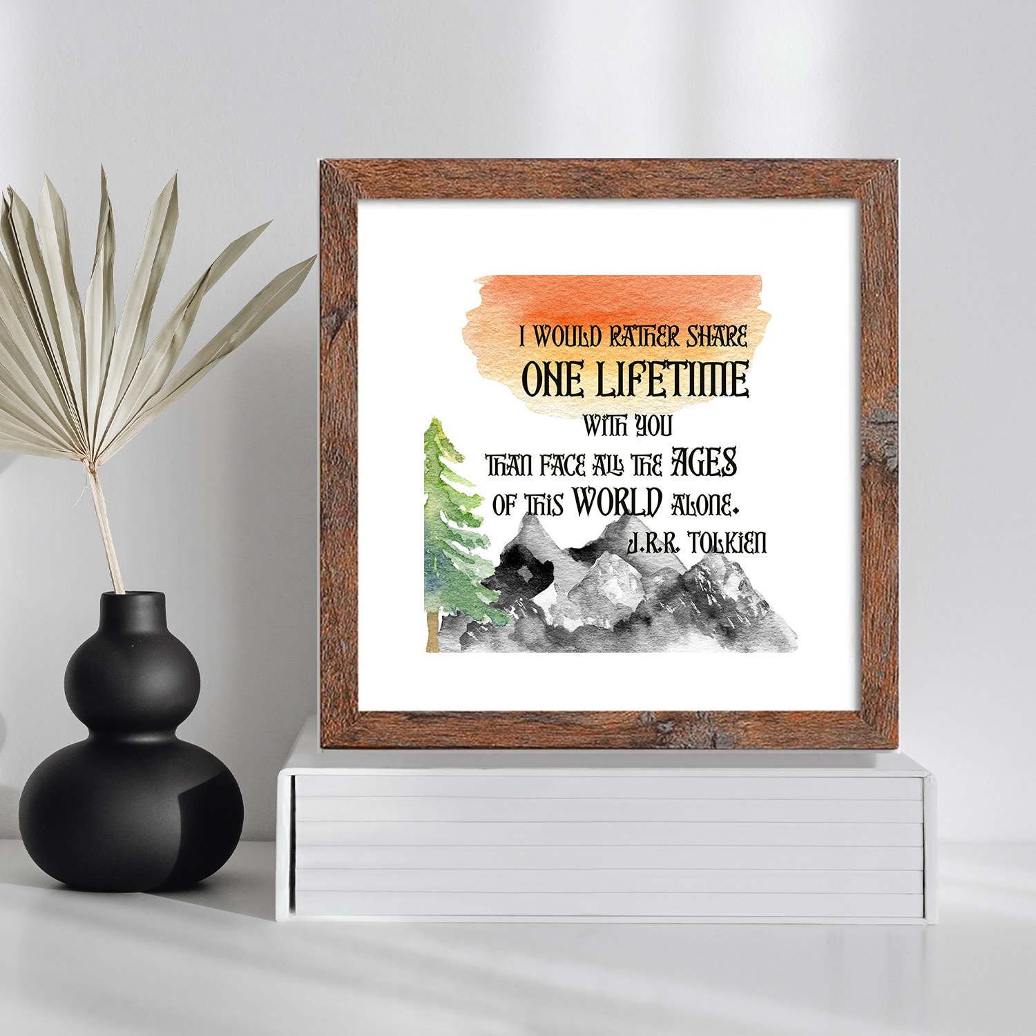 The Lord of the Rings JRR Tolkien Quote Canvas Print Art. Arwen Quote ...