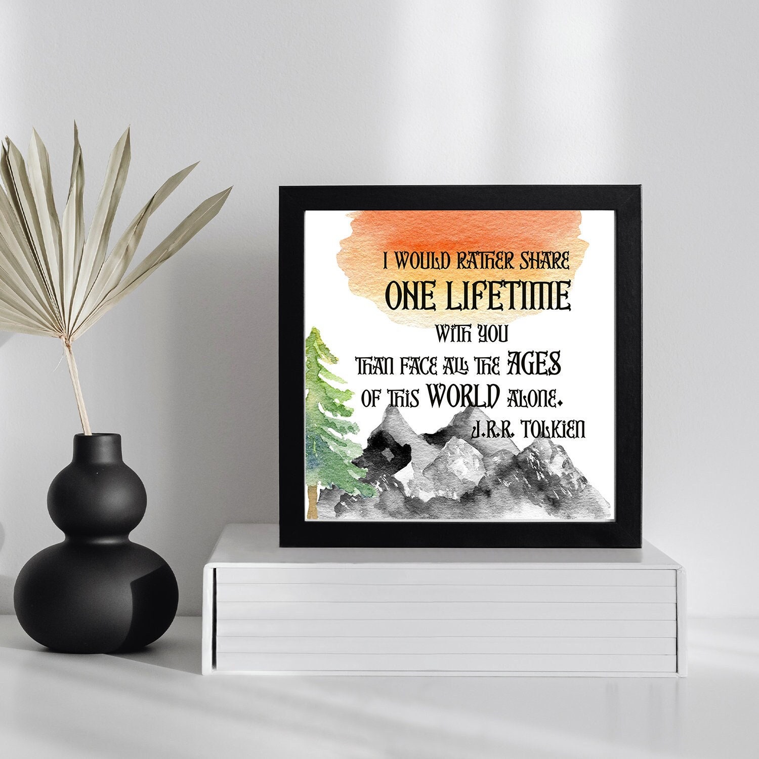 The Lord of the Rings JRR Tolkien Quote Canvas Print Art. Arwen Quote ...