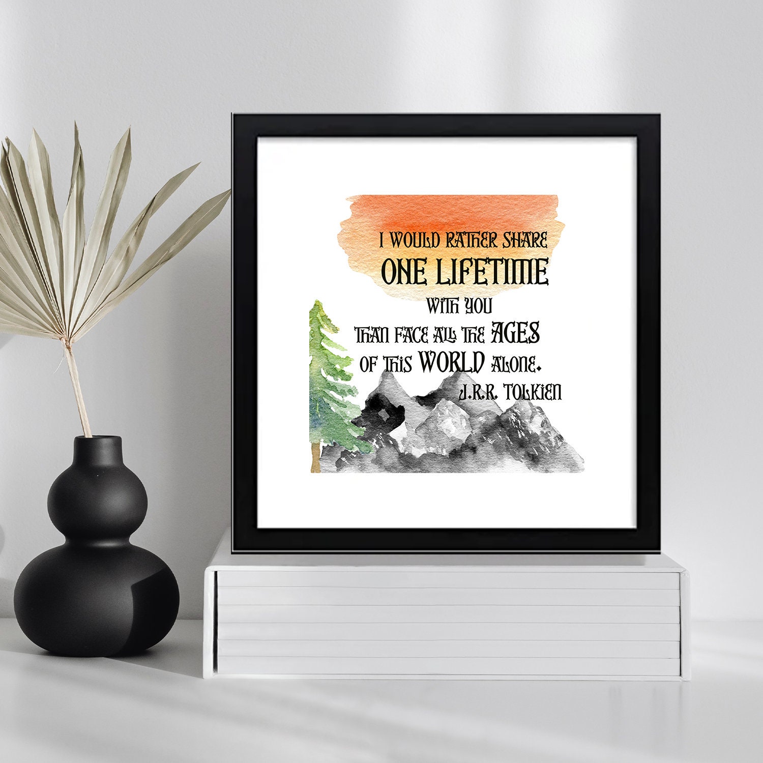 The Lord of the Rings JRR Tolkien Quote Canvas Print Art. Arwen Quote ...