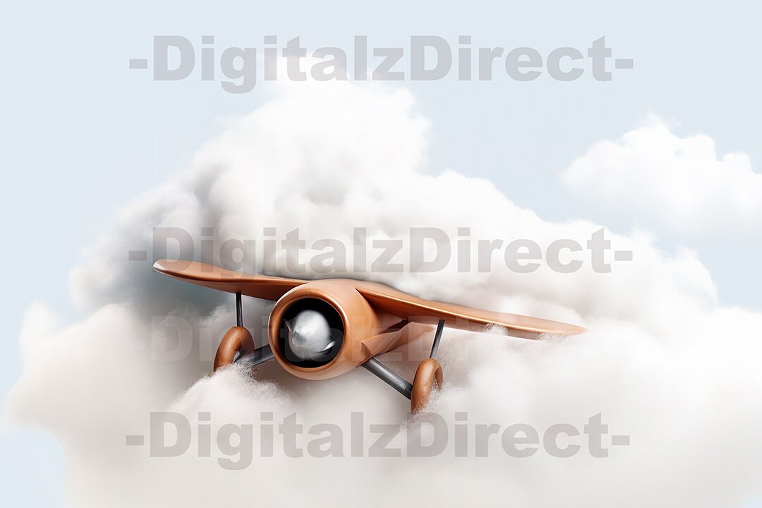 Newborn Aeroplane Digital Backdrop Newborn Digital Background - Etsy