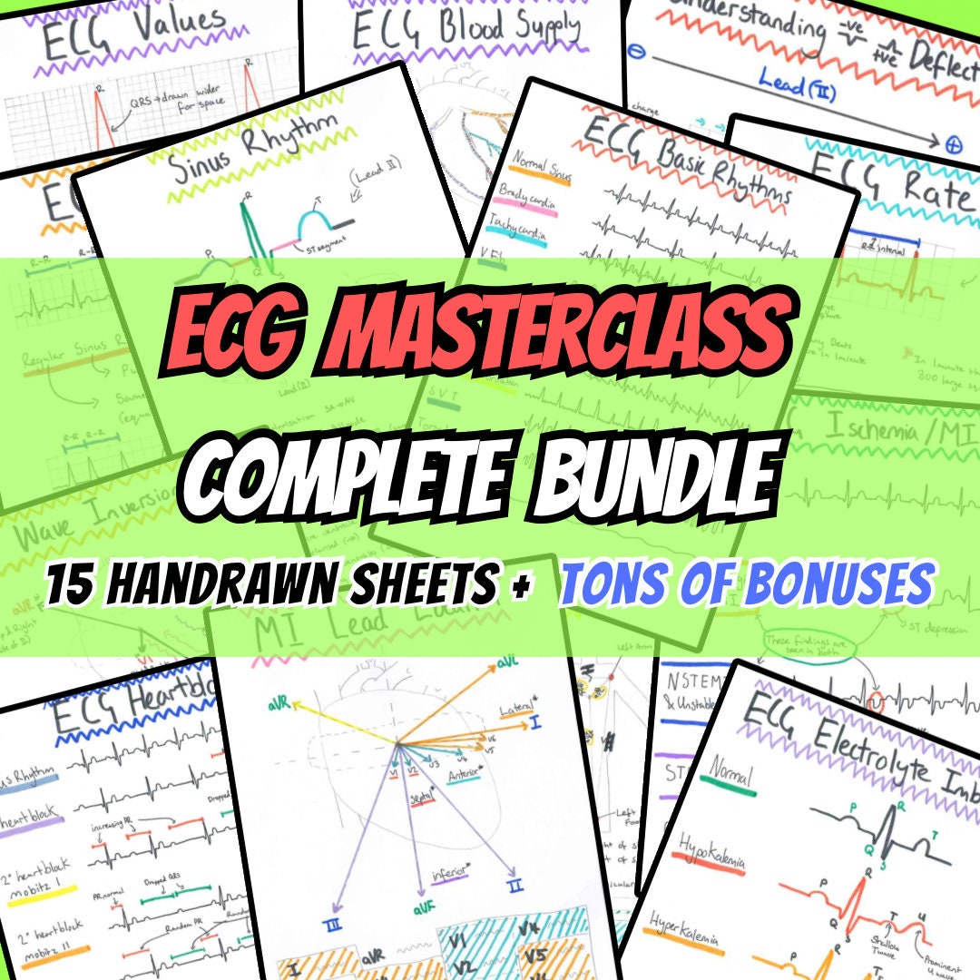 ECG Masterclass Complete Bundle - Etsy