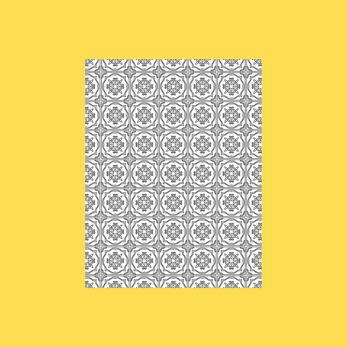 10 Advanced Italian Tile Coloring Pages, Premium Printable Coloring ...