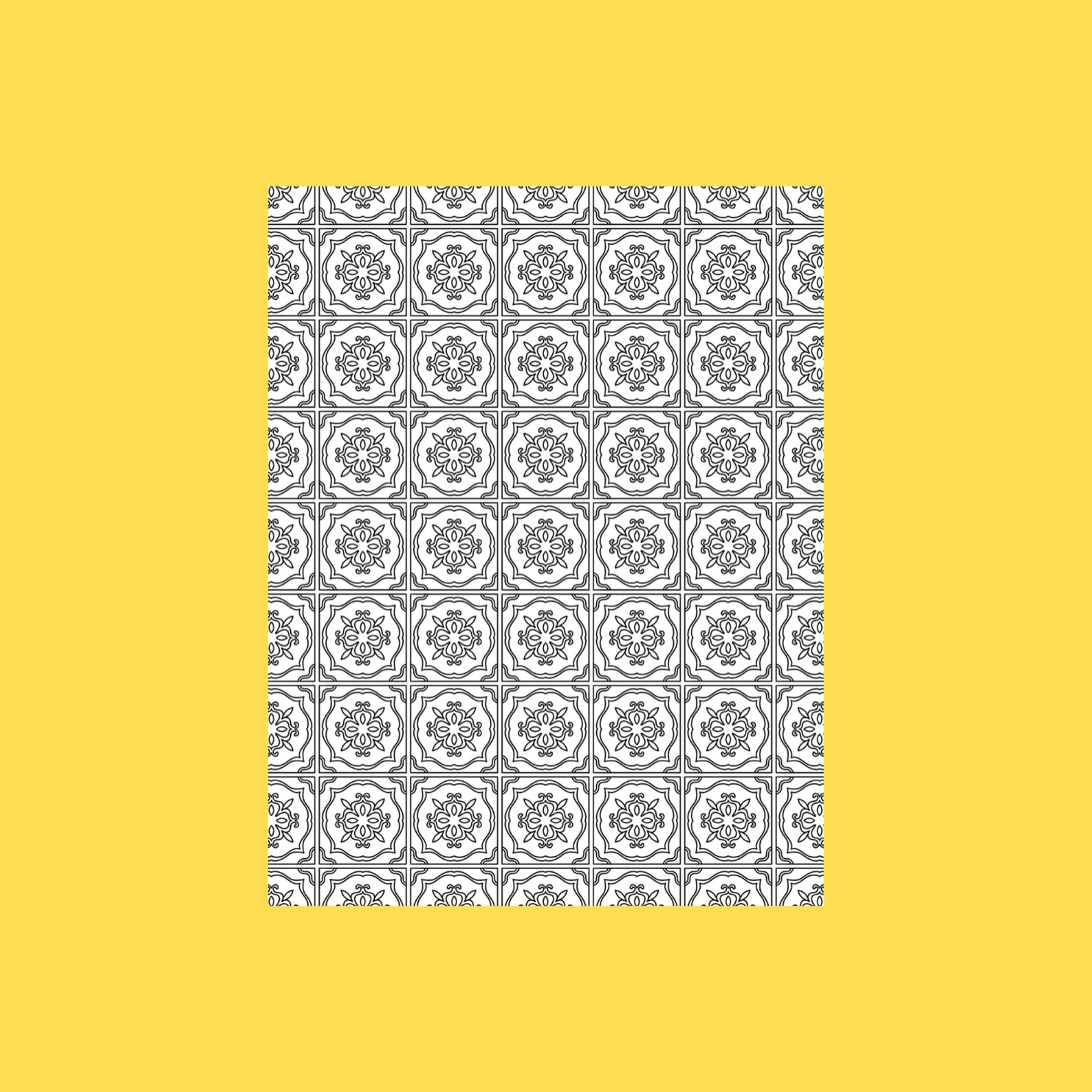 10 Advanced Italian Tile Coloring Pages, Premium Printable Coloring ...