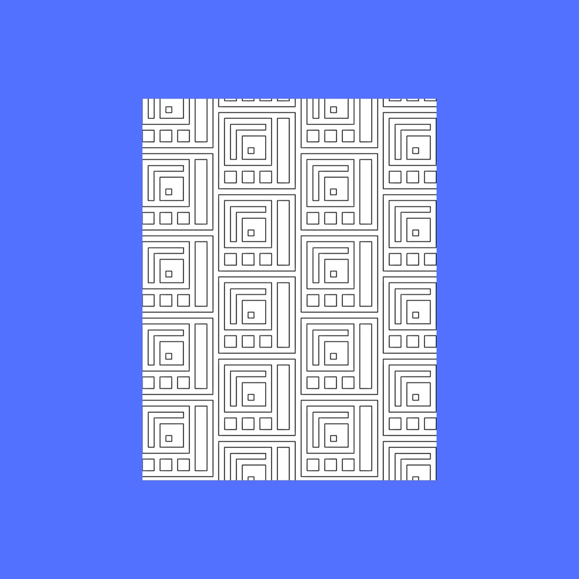 10 Geometric Intermediate Coloring Pages, Premium Printable Coloring ...