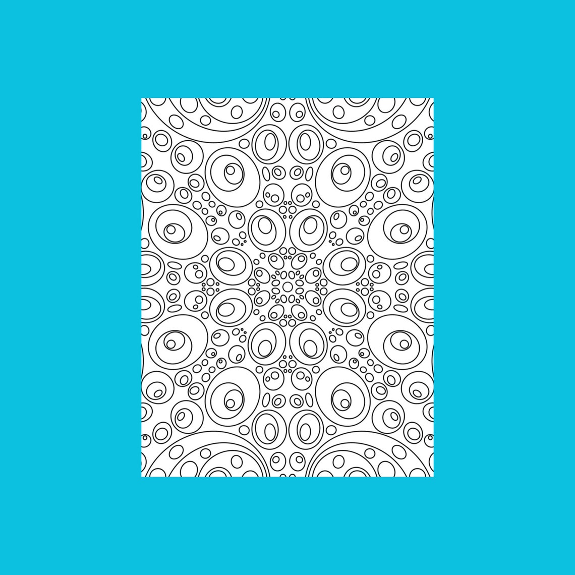 15 Symmetrical Intermediate Coloring Pages, Printable Coloring Sheet ...