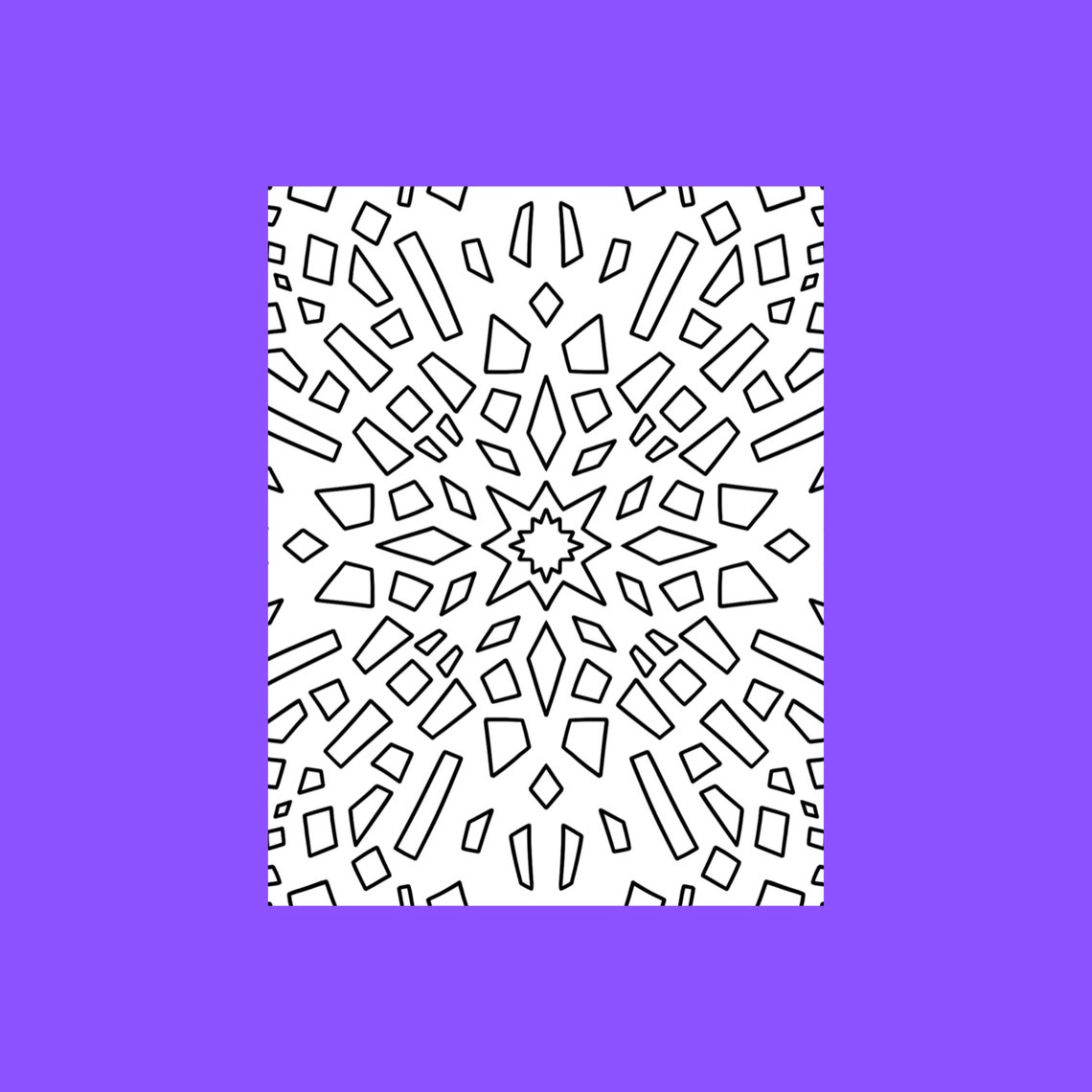 15 Symmetrical Coloring Pages for Kids Printable Coloring - Etsy