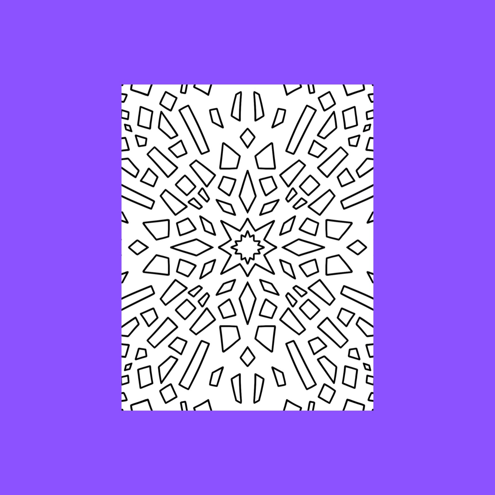 15 Symmetrical Coloring Pages for Kids, Printable Coloring Sheet Bundle ...