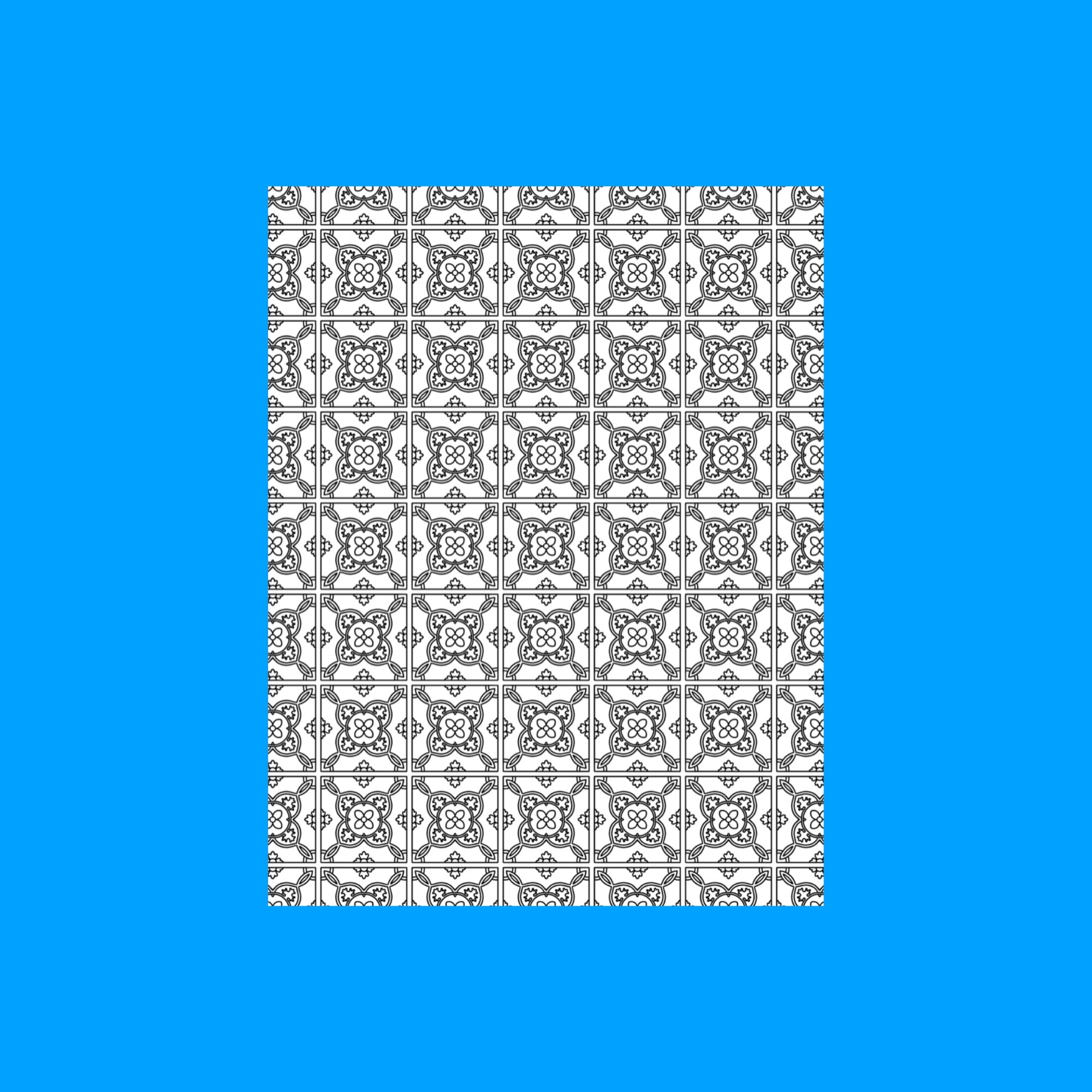 12 Mexican Tile Advanced Coloring Pages, Premium Printable Coloring ...