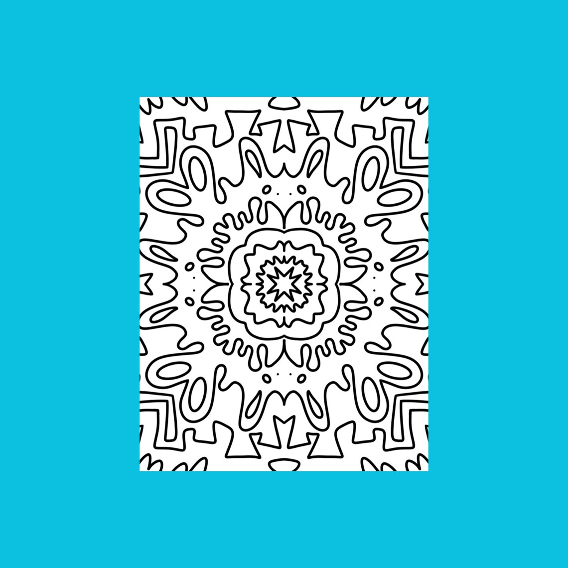 15 Symmetrical Coloring Pages for Kids Printable Coloring - Etsy