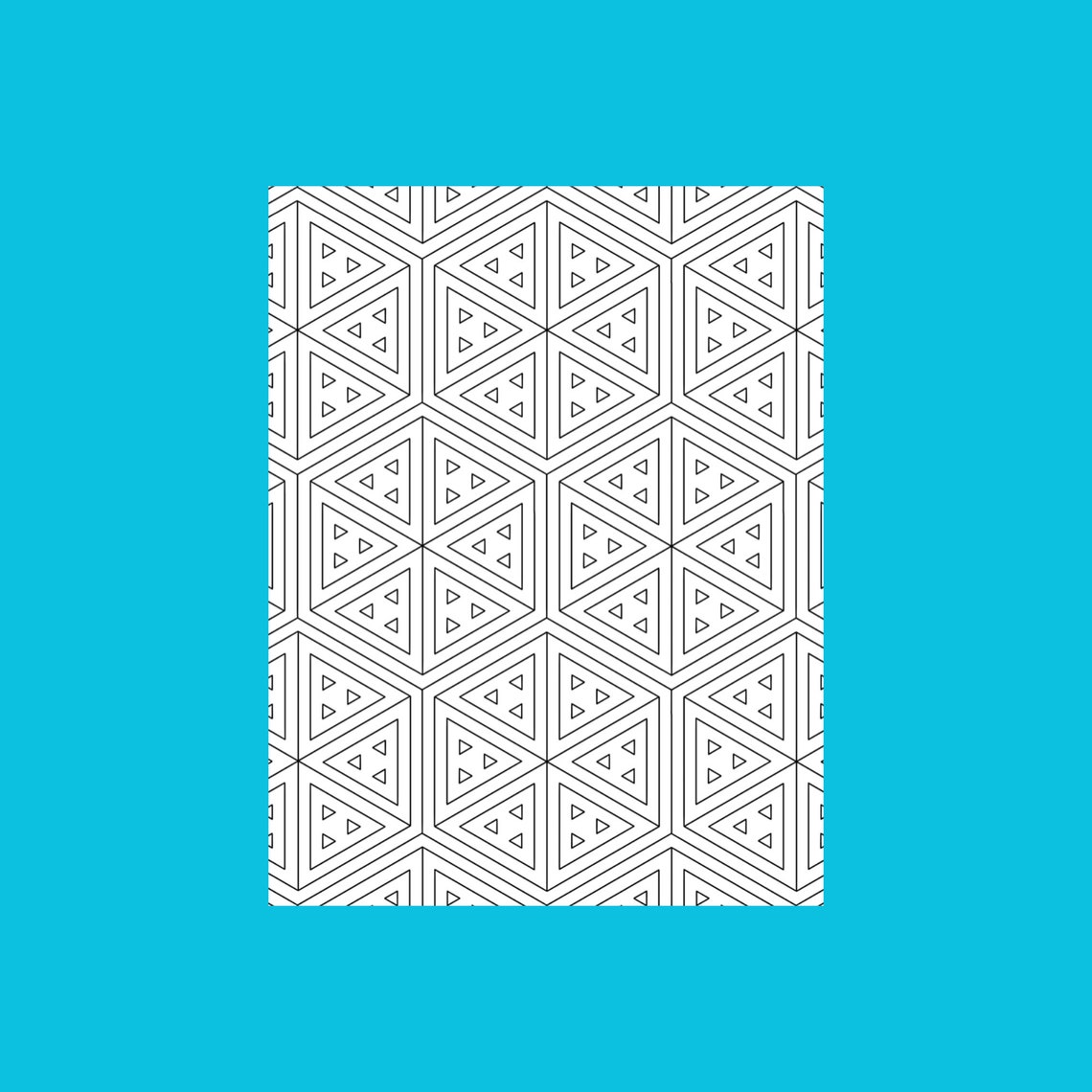 10 Geometric Intermediate Coloring Pages, Premium Printable Coloring ...