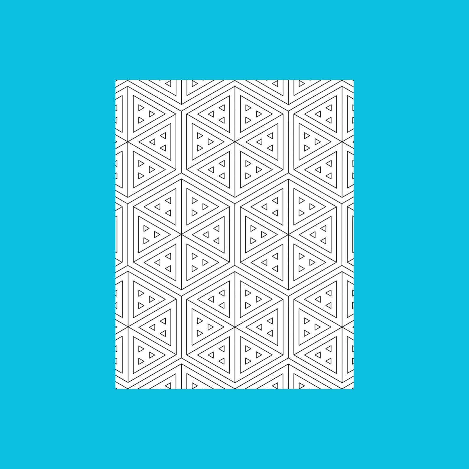 10 Geometric Intermediate Coloring Pages, Premium Printable Coloring ...