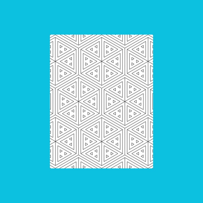 10 Geometric Intermediate Coloring Pages, Premium Printable Coloring ...