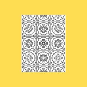 10 Italian Tile Coloring Pages for Beginners, Premium Printable ...