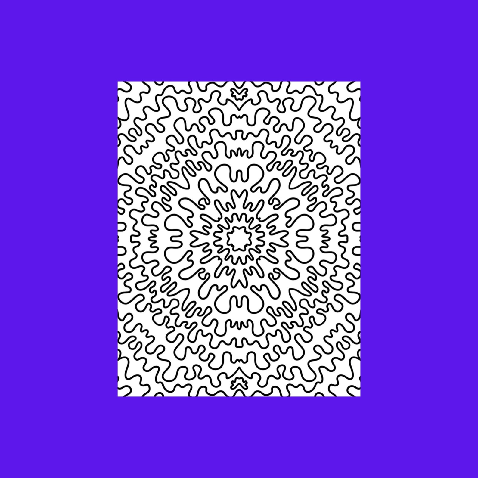 15 Symmetrical Coloring Pages for Beginners, Printable Coloring Sheet ...