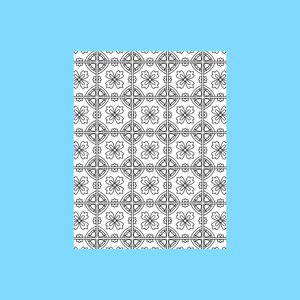 10 Intermediate Italian Tile Coloring Pages, Premium Printable Coloring ...