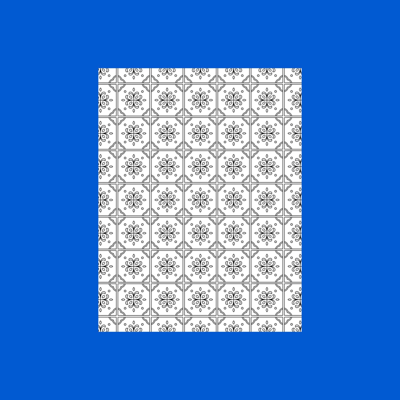 10 Advanced Italian Tile Coloring Pages, Premium Printable Coloring ...