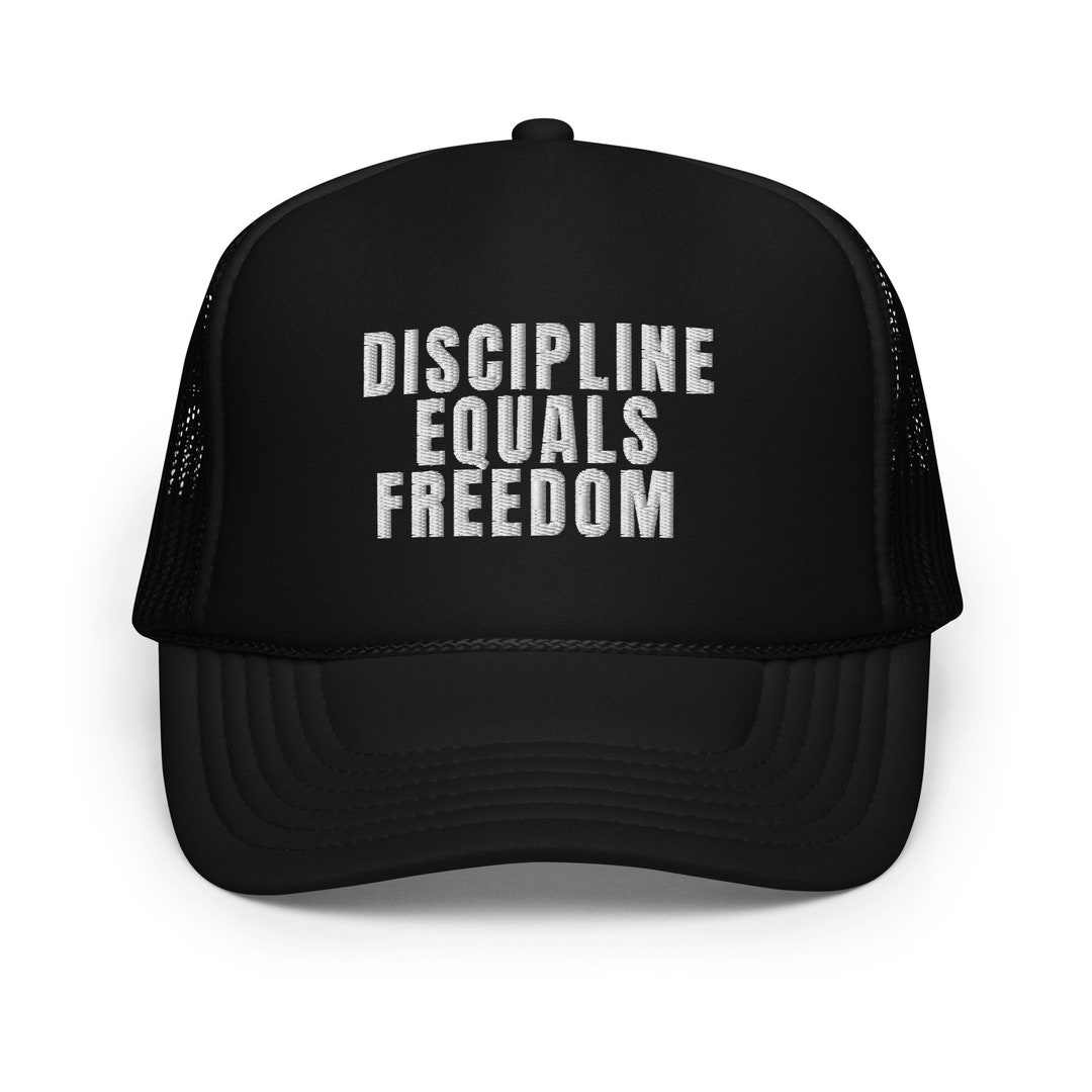 Discipline Equals Freedom Snap Back Hat - Etsy
