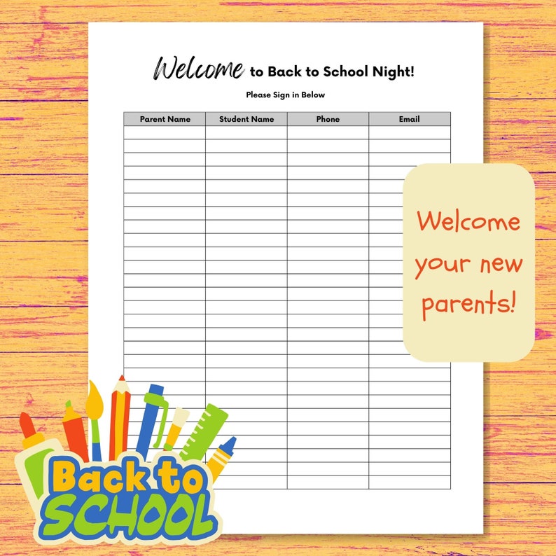 Back to School Forms Bundle for Teachers, Classroom Organization ...