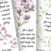 Printable Bible Verses Bookmarks, Psalms Bookmark Set, Watercolor ...