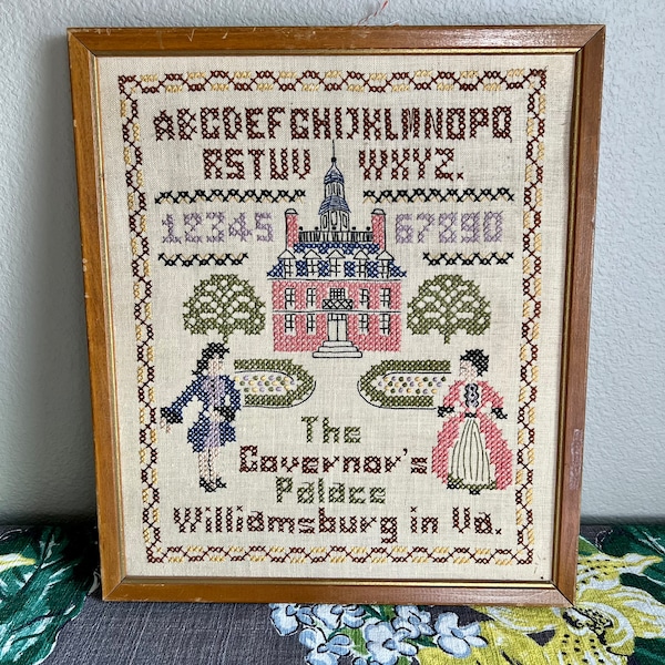 Williamsburg Sampler - Etsy