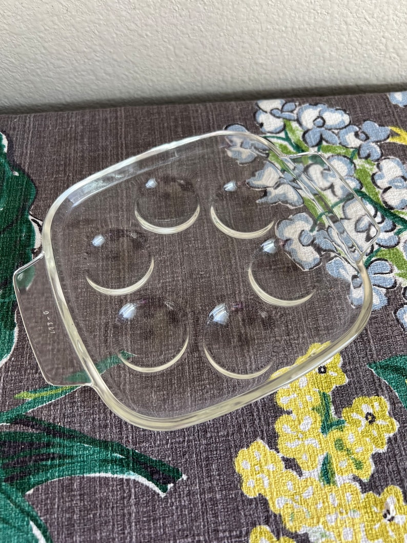 Pyrex Glass Escargot Tray Vintage - Etsy